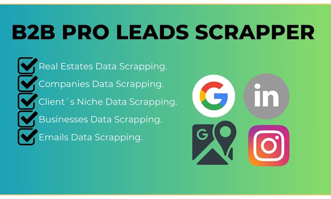 Be your pro leads scrapper for targeted business data by Farmanmurtaza | Fiverr
