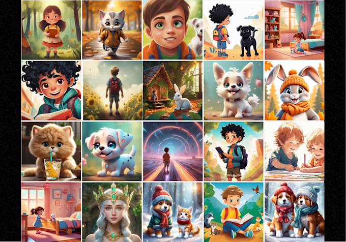 Create fast and custom illustrations and characters for children using ...