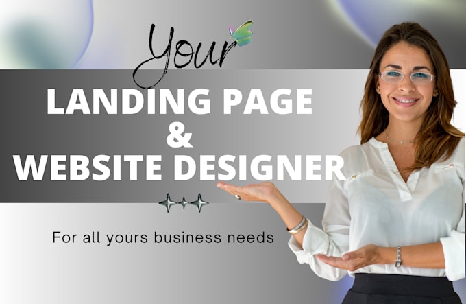 Design your modern and eye catching landing page in tilda or canva cms by Onyany | Fiverr