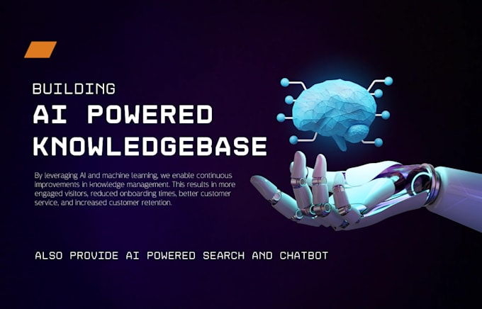 Do setup ai powered knowledge base along ai chatbot by Wow01022634 | Fiverr