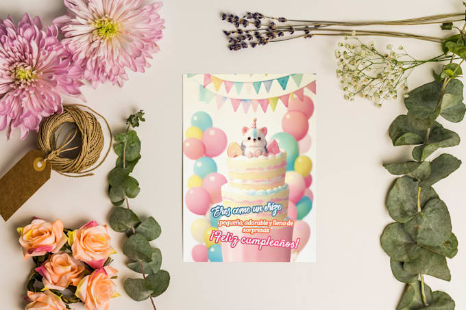Design custom printable invitations from scratch by Petitichan | Fiverr