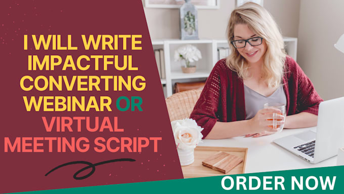 Write the perfect webinar script webinar slides by Joshuahxer | Fiverr