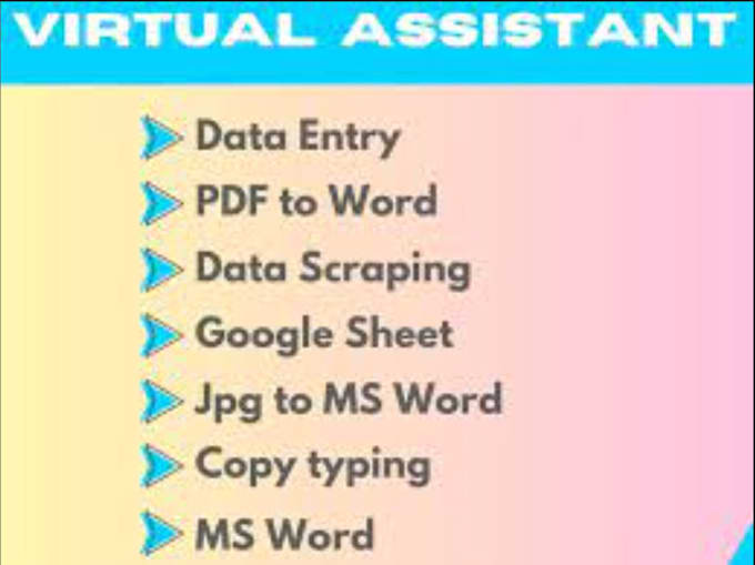 Do Data Entry Ms Word Typing Handwriting Retype Document Excel Copy