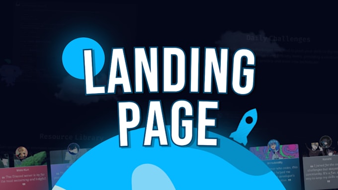 Create a landing page for discord bot or server using vue by Melekun ...