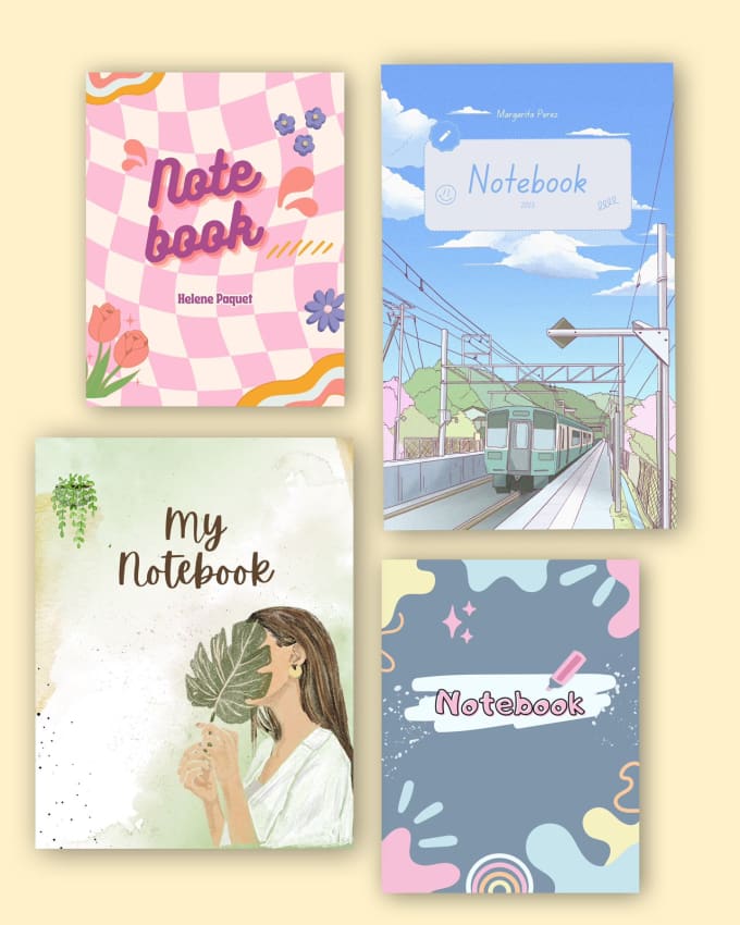 Design unique 3d notebook covers, journal and planner by Hamnacheema0 ...