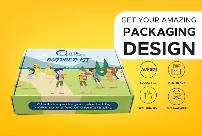 Craft stunning packaging designs to elevate your product by Dhruv080302 ...