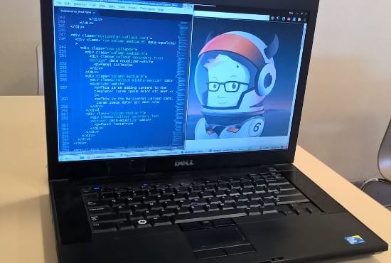 Design a customized foundation 6 html template by Bainespal | Fiverr