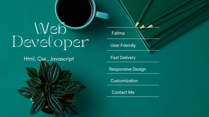 Create Responsive Website With Html Css And Javascript By Fsali Fiverr