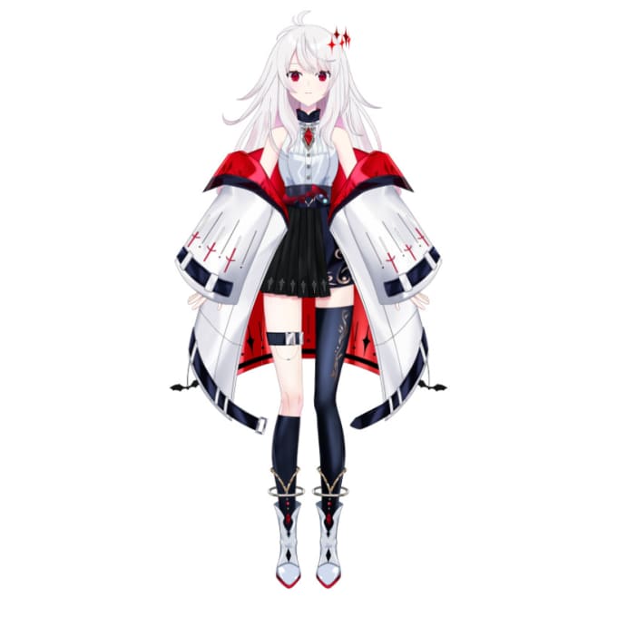 Design and rig 2d vtuber model, 2d vtuber rigging, live2d model, live2d ...