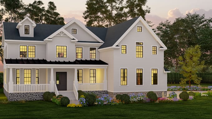 Design 3d modelling and realistic architecture rendering by Arehman087 | Fiverr