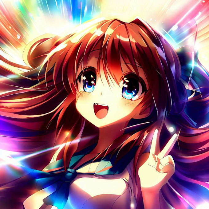 Create a character design sheet in anime style by Sredroop2 | Fiverr