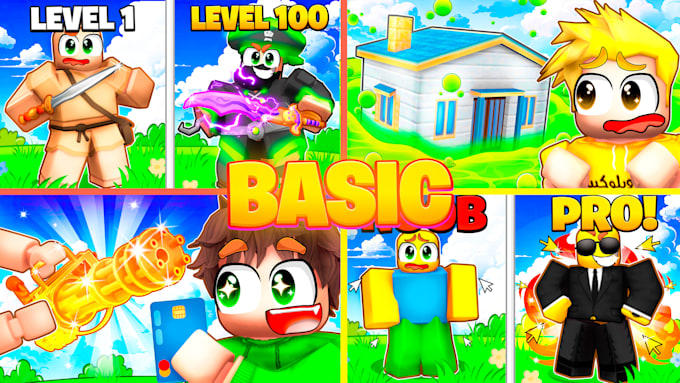 Make a professional roblox thumbnail by Foxxartz | Fiverr