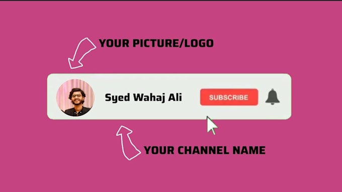 Make an animated youtube subscribe button by Wahaj567 | Fiverr