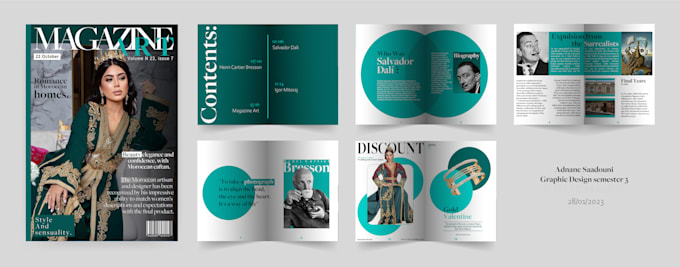Design creative and professional magazine art design by Adnanesaadouni ...
