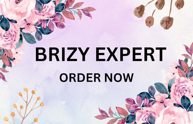 Design your brizy website by Anais_adams | Fiverr
