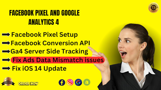 Setup your facebook pixel conversion api with ga4 and google tag manager by Rubel_adsexpert | Fiverr