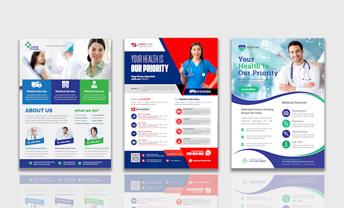 Design professional education, medical and health flyer by ...