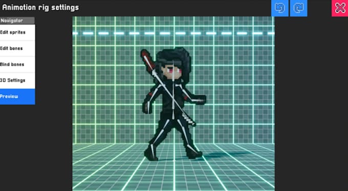 Animate your pixel art using smack studio by Merfinator | Fiverr