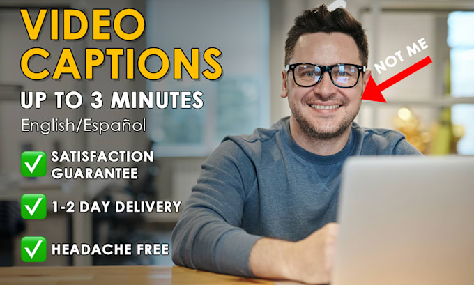 Add english or spanish captions to your video by Linaresmedia | Fiverr