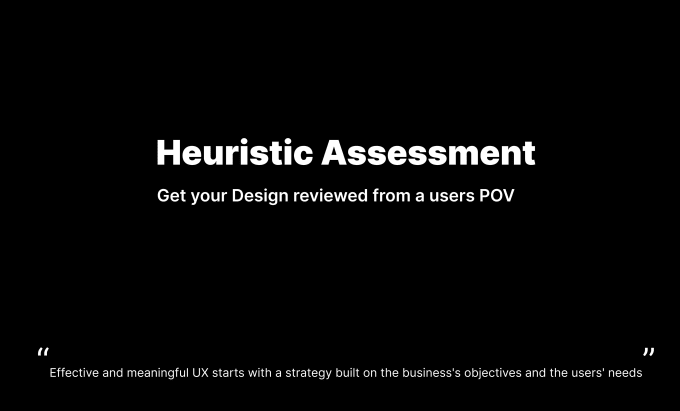 Review ux of your app or website using heuristic evaluation by Nidhin3 ...