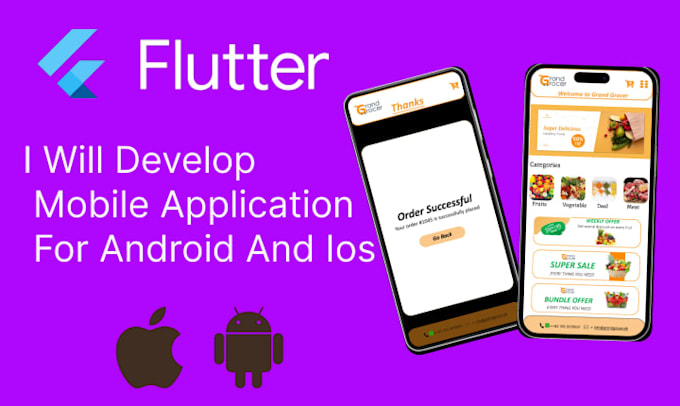 Do hybrid app development in flutter by Quest_e | Fiverr