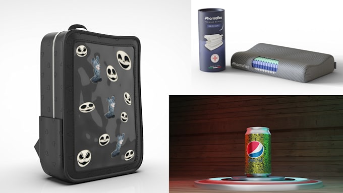 Create 3d modeling texturing and rendering of any type by Spas_it_service | Fiverr