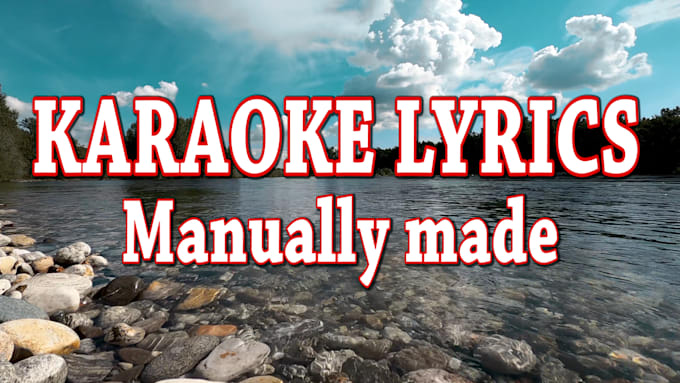Make karaoke lyrics for your video by Noelalamis | Fiverr