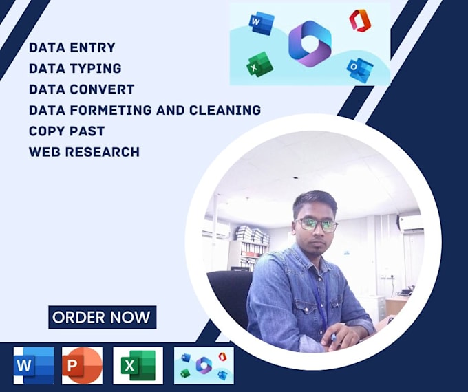 Do microsoft data entry, web research and data convert by Harunrashid234 | Fiverr
