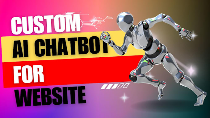 Create a custom ai chatbot for your website or insta, fb and whats app ...