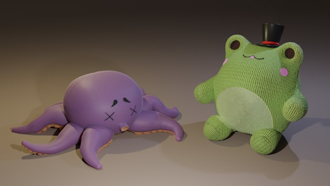 Create and texture 3d environment assets by Inkstepart | Fiverr