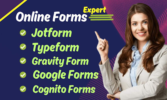 Build user friendly forms, your jotform, google forms expert by Haseeb053 | Fiverr
