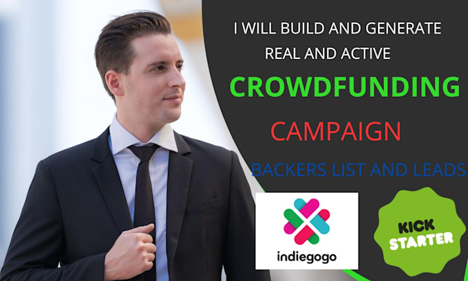 Build active email backers lists for kickstarter indiegogo crowdfunding ...