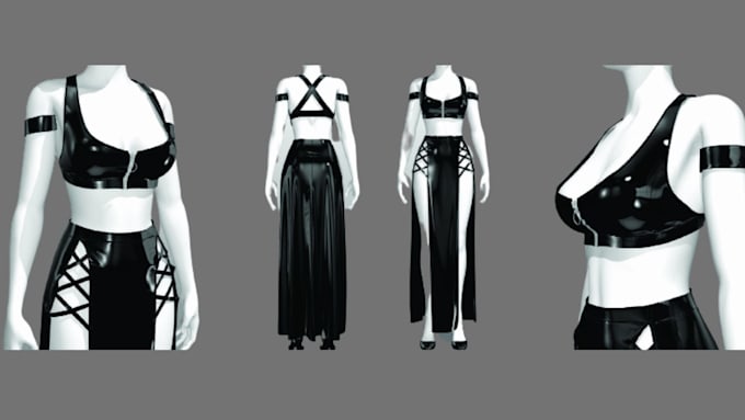 Create second life design using 3d clothing and marvelous by ...