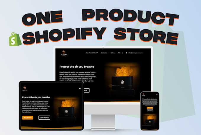 Create a one product shopify store by Ecomm_man | Fiverr