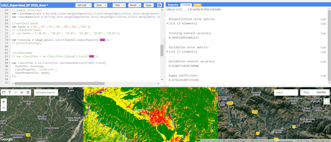Do any remote sensing analysis using google earth engine by ...