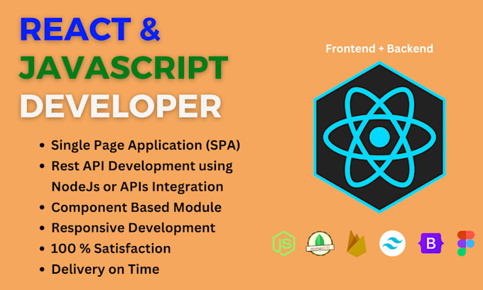 Build modern and interactive websites using react, nodejs, firebase ...