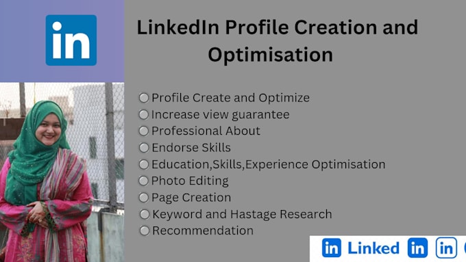 Create and fully optimize a great linkedin profile, page by Sadiaislam ...