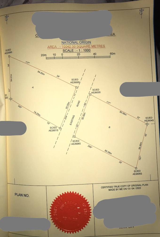Draw land survey plans or modify survey plans by Success4design | Fiverr