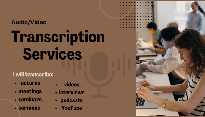 Fast and accurate transcription pro by Vanessa_villarr | Fiverr