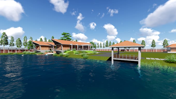 Create architectural 3d models and rendering by Nr_raju | Fiverr