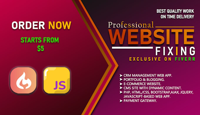 Create or repair a codeigniter or core php based website by Webwanderer007 | Fiverr