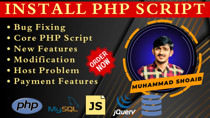 Script Using Html Css Javascript Php Ajax And Jquery By Shoaib7619919 Fiverr