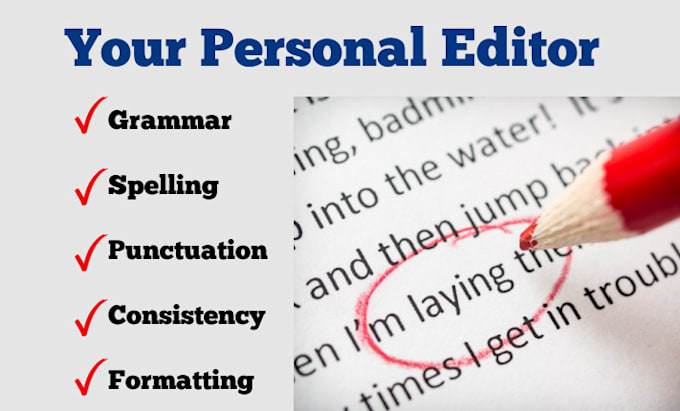 Be your personal editor by Mslawson | Fiverr