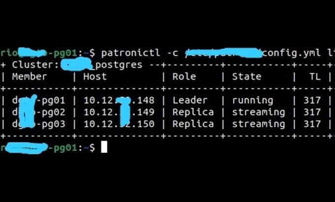 Configure high availability postgresql cluster by Rioscriber | Fiverr