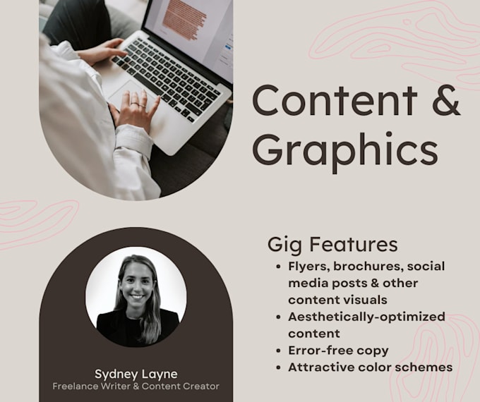 Design flyers, posters and other visual content by Sydneylayne96 | Fiverr