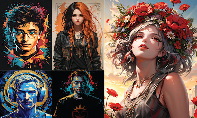 Create ai art, custom character design using ai by Mavericksparkle | Fiverr