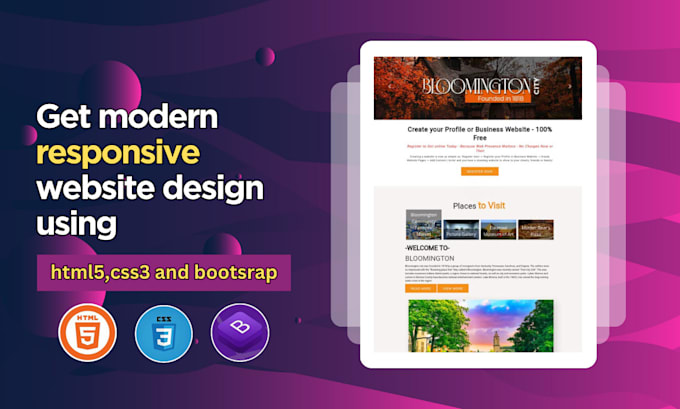 Provide Responsive Web Page In Html5 Css3 And Bootstrap By Sharpzulfiqar Fiverr 2771