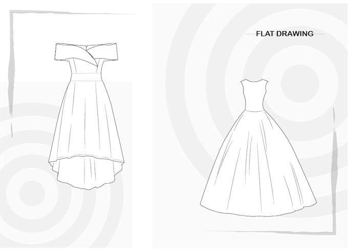 Create clothing apparel technical drawing and tech pack by Designfox6 ...