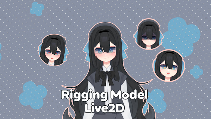 Do rigging vtuber model for your character live2d for stream by Yonnai ...