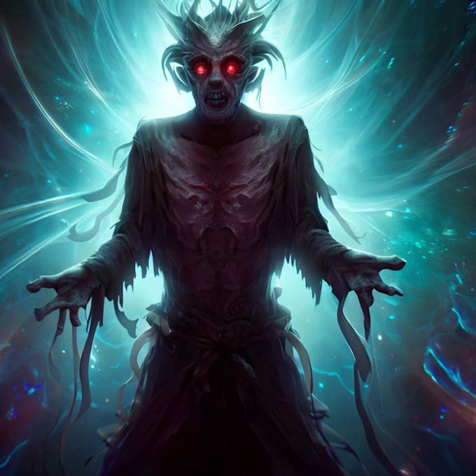 Create a unique fantasy horror character art by Soksoth | Fiverr